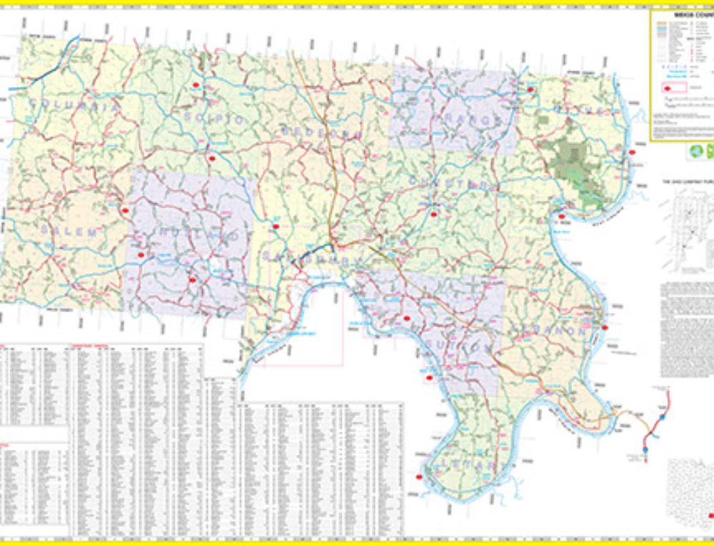 Pickaway, OH County Engineer Map – Cartography & Publishing Services ...